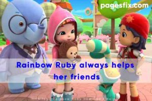 Lirik Lagu Rainbow Ruby How Can I Help Bahasa Inggris, Indonesia & Opening Song